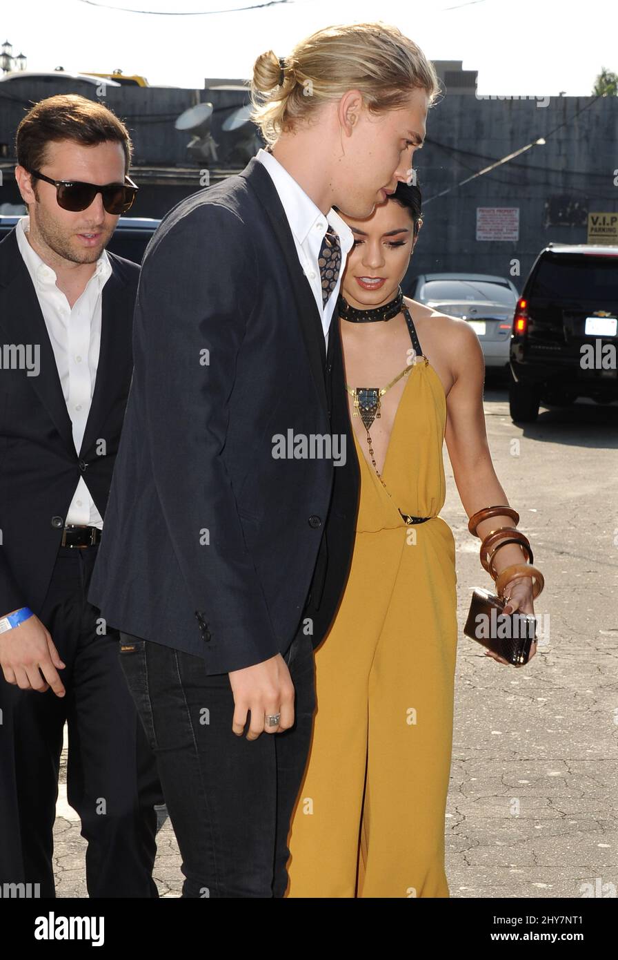 Vanessa Hudgens, Austin Butler attends the "2015 Dance Industry Awards ...