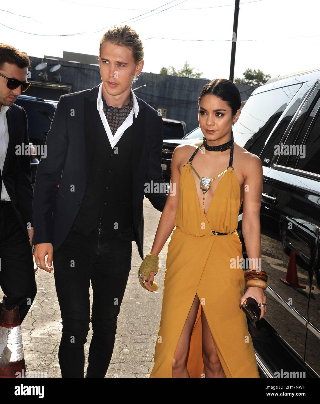 Vanessa Hudgens, Austin Butler attends the "2015 Dance Industry Awards ...