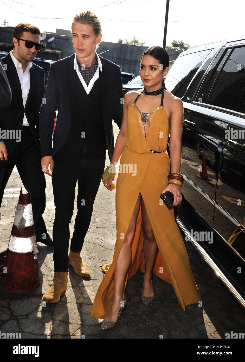 Vanessa Hudgens, Austin Butler attends the "2015 Dance Industry Awards ...