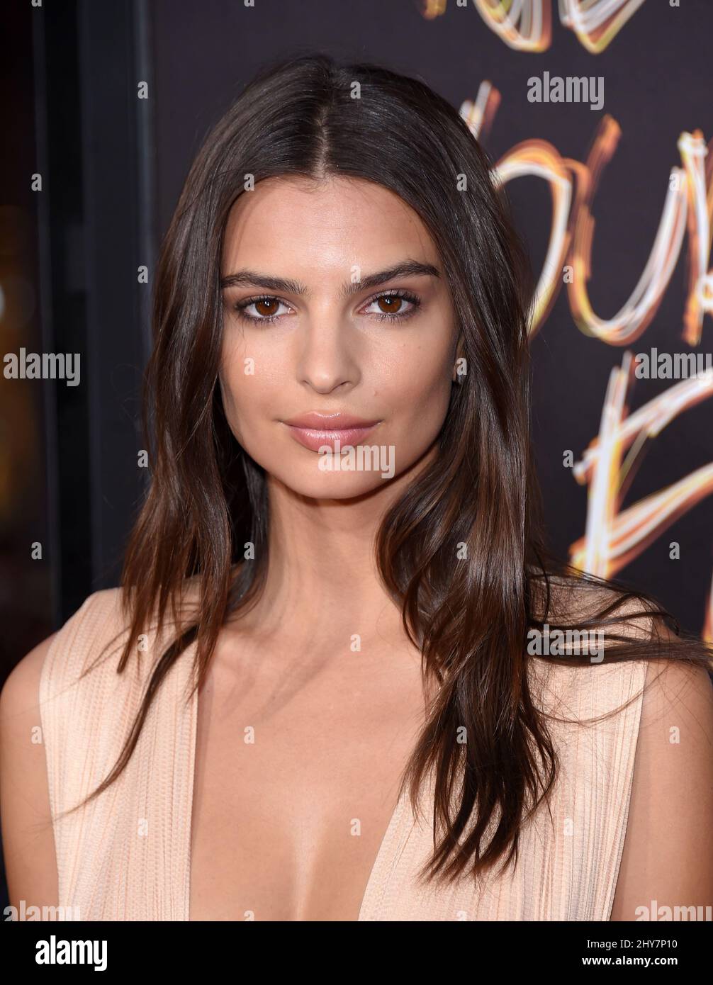 Emily Ratajkowski attends the "We Are Your Friends" Los Angeles ...