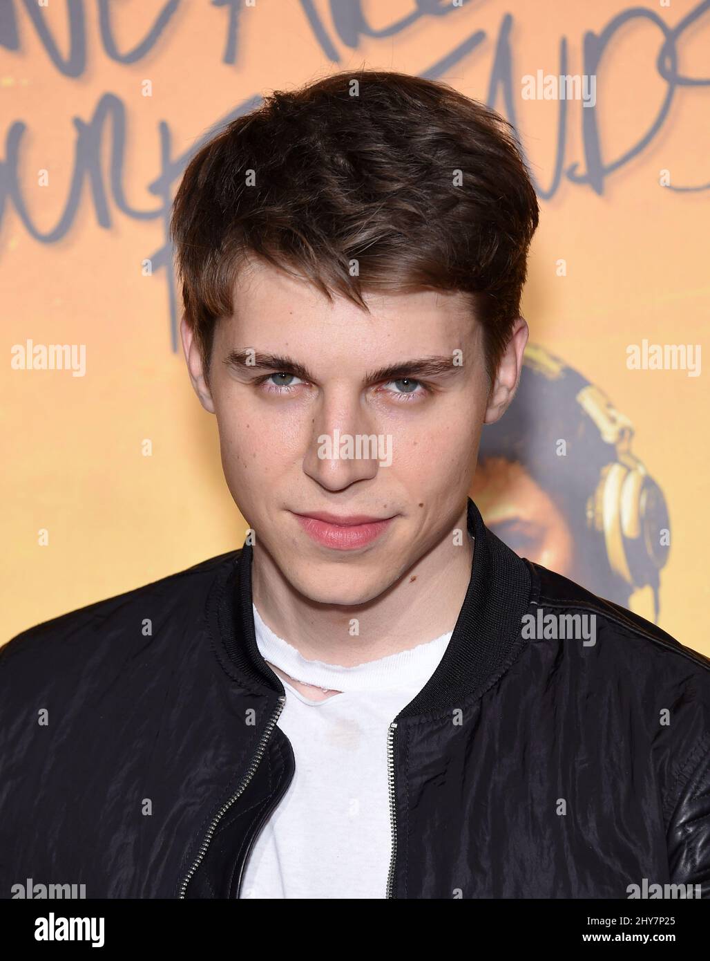 Nolan Funk attends the "We Are Your Friends" Los Angeles Premiere held ...