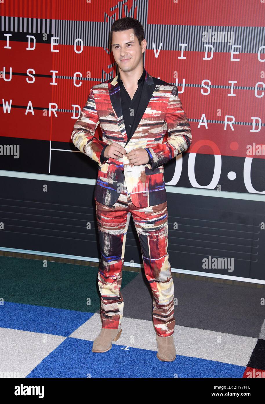 Michael Willett arriving on the red carpet at the MTV Video Music ...