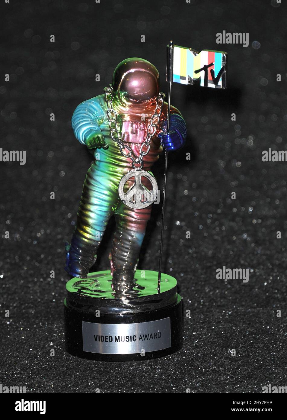 MTV VMA Award backstage at the MTV Video Music Awards 2015 held at the ...