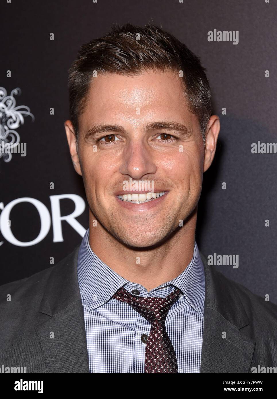 Sam Page attends the "The Perfect Guy" World Premiere held at the WGA ...