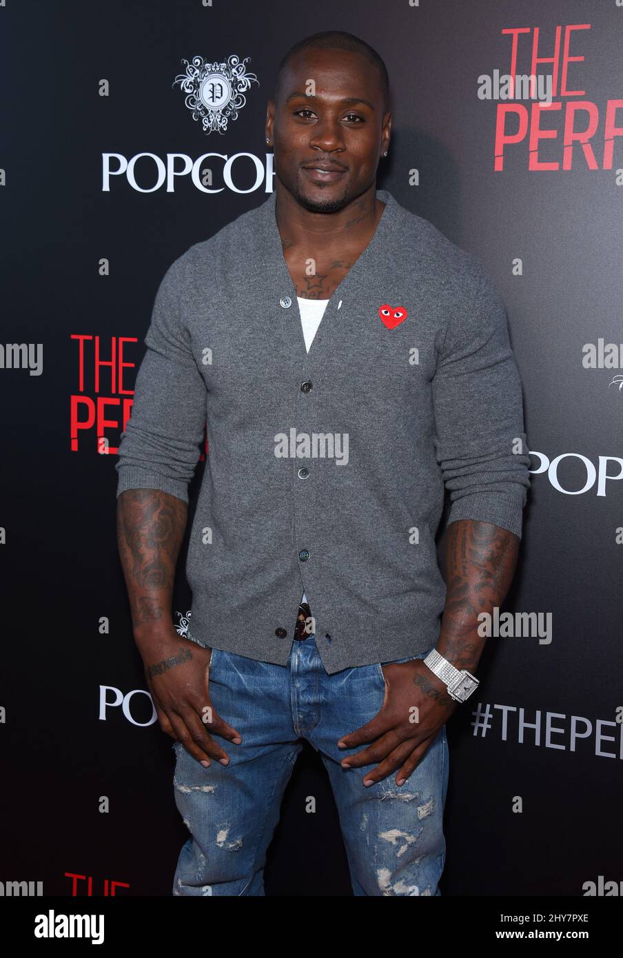 Thomas Q. Jones attends the "The Perfect Guy" World Premiere held at ...