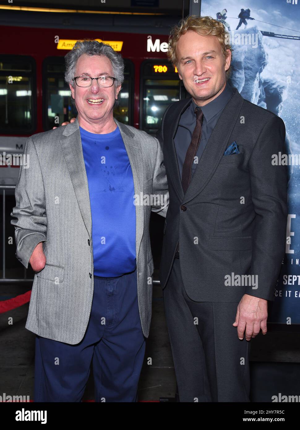 Dr. Beck Weathers & Jason Clarke attending the "Everest" American ...