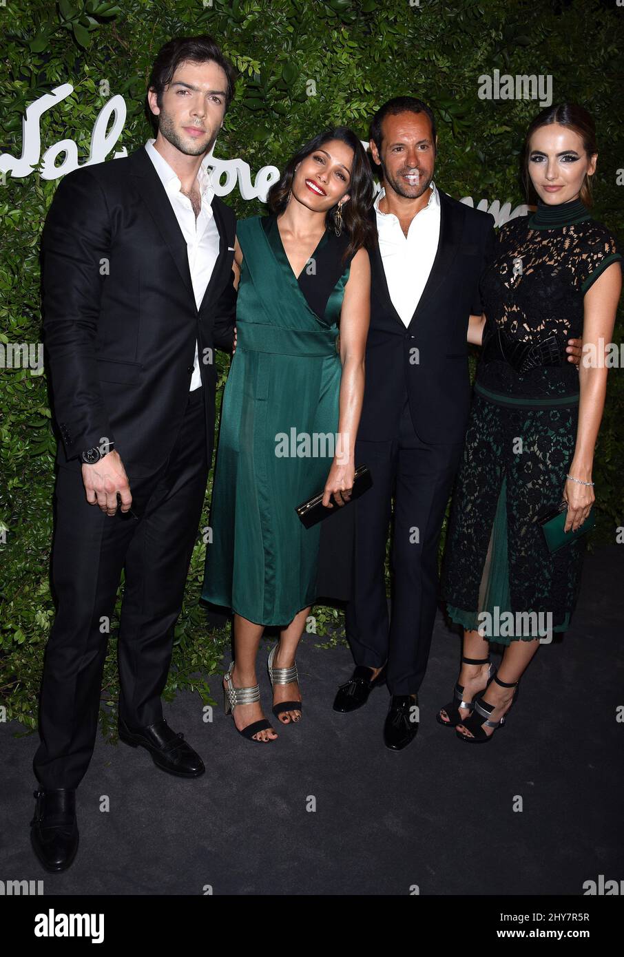 Ethan Peck, Freida Pinto, Massimiliano Giornetti and Camilla Belle ...
