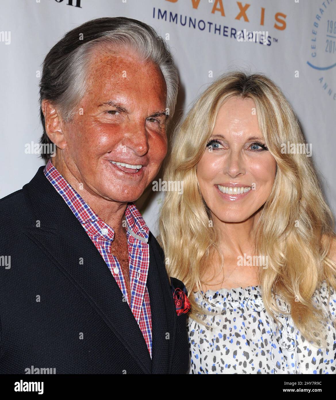 George Hamilton, Alana Stewart attending the "Farrah Fawcett Foundation ...