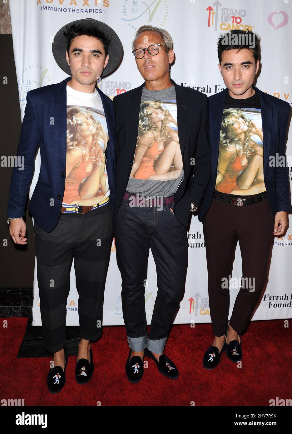 Tim Quinn, Antonio Estrada, Jesus Estrada attending the "Farrah Fawcett ...