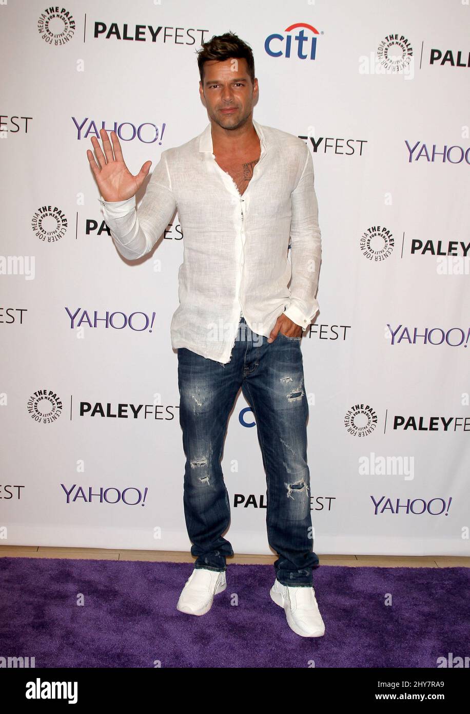 Ricky Martin arriving for The Paley Center for Media's PaleyFest 2015 ...