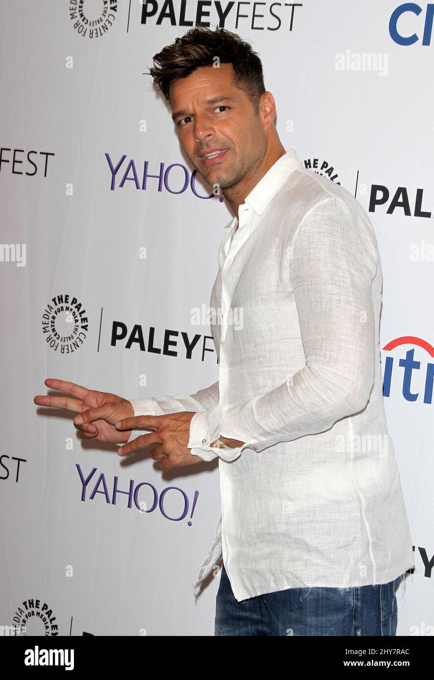 Ricky Martin arriving for The Paley Center for Media's PaleyFest 2015 ...