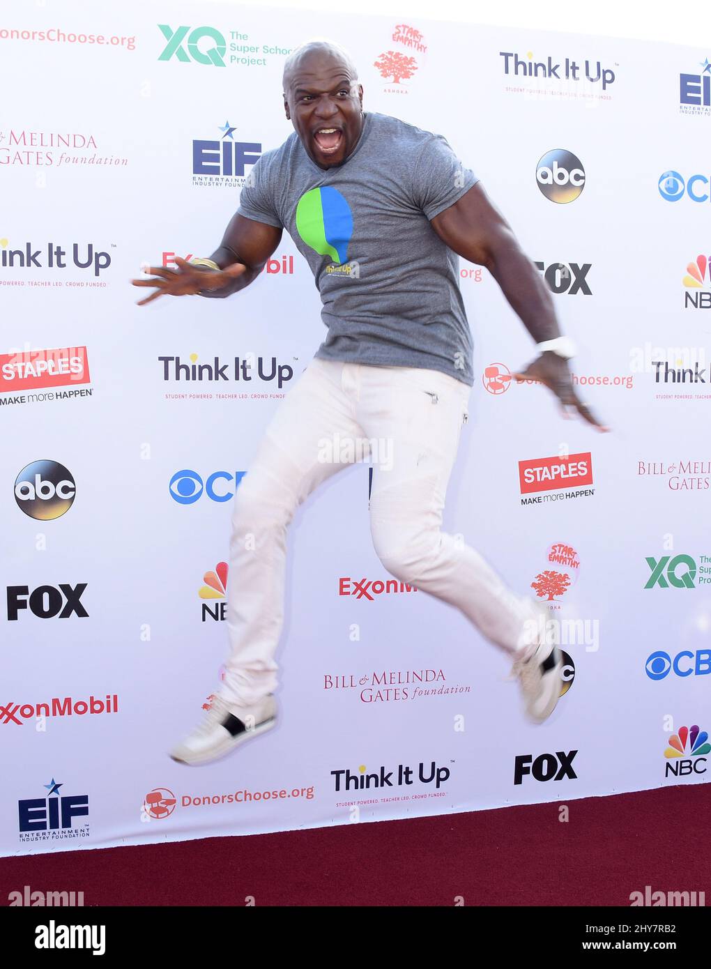 Terry Crews attending "Think It Up" star-studded telecast for teachers ...