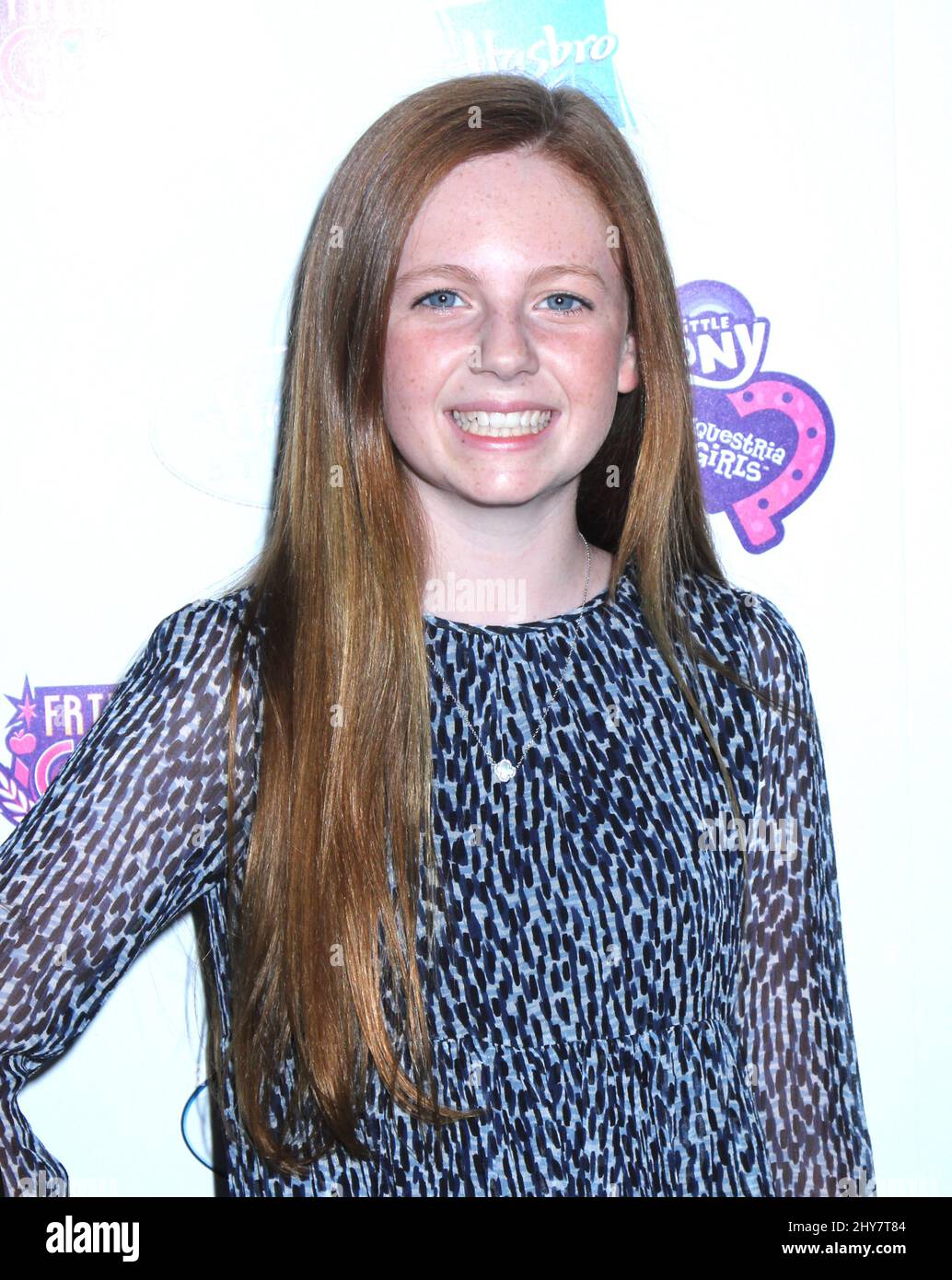 Clare Foley attending the premiere of My Little Pony Equestrian Girls ...