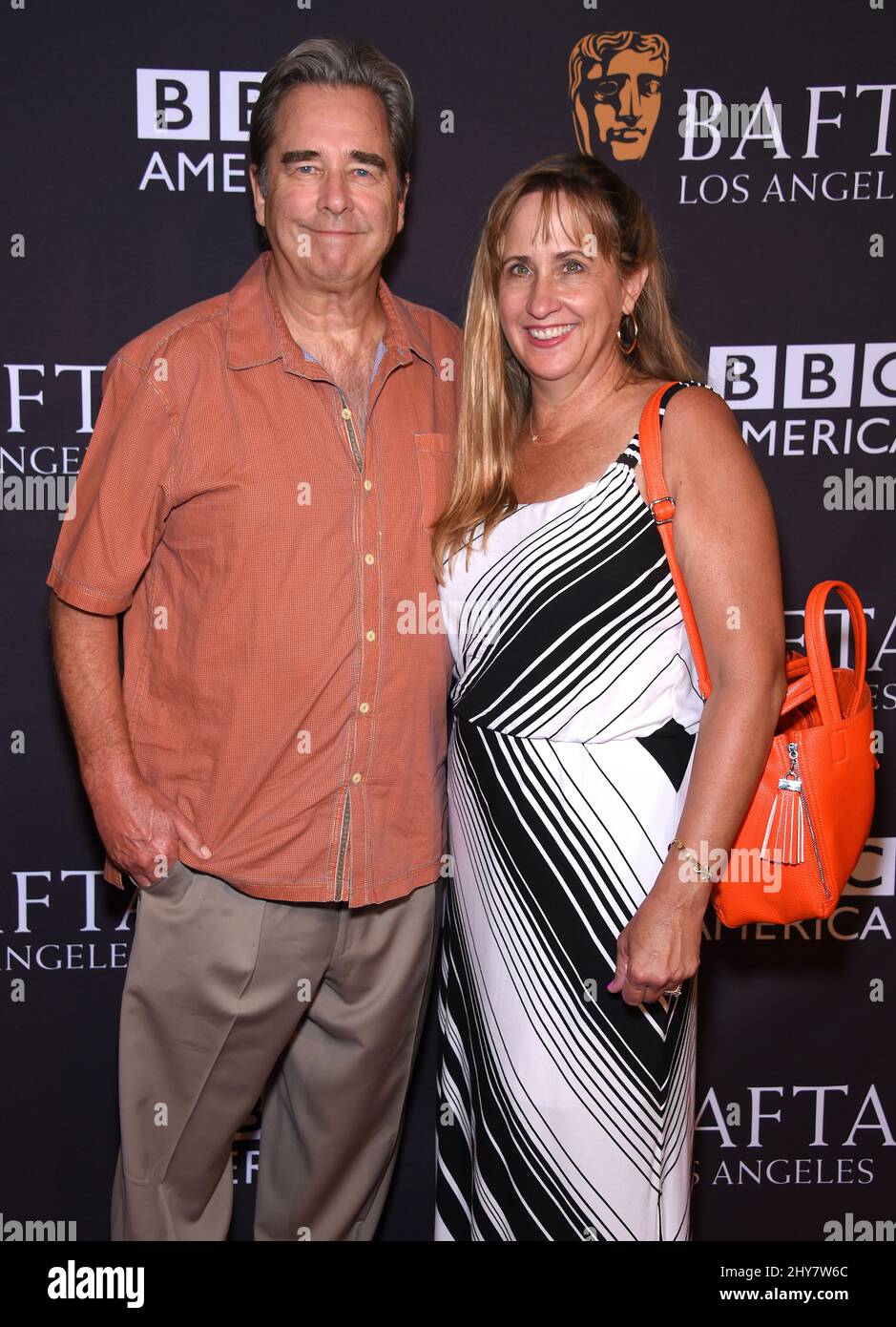 Beau Bridges & Wendy Bridges arriving at the 2015 BAFTA Los Angeles TV ...