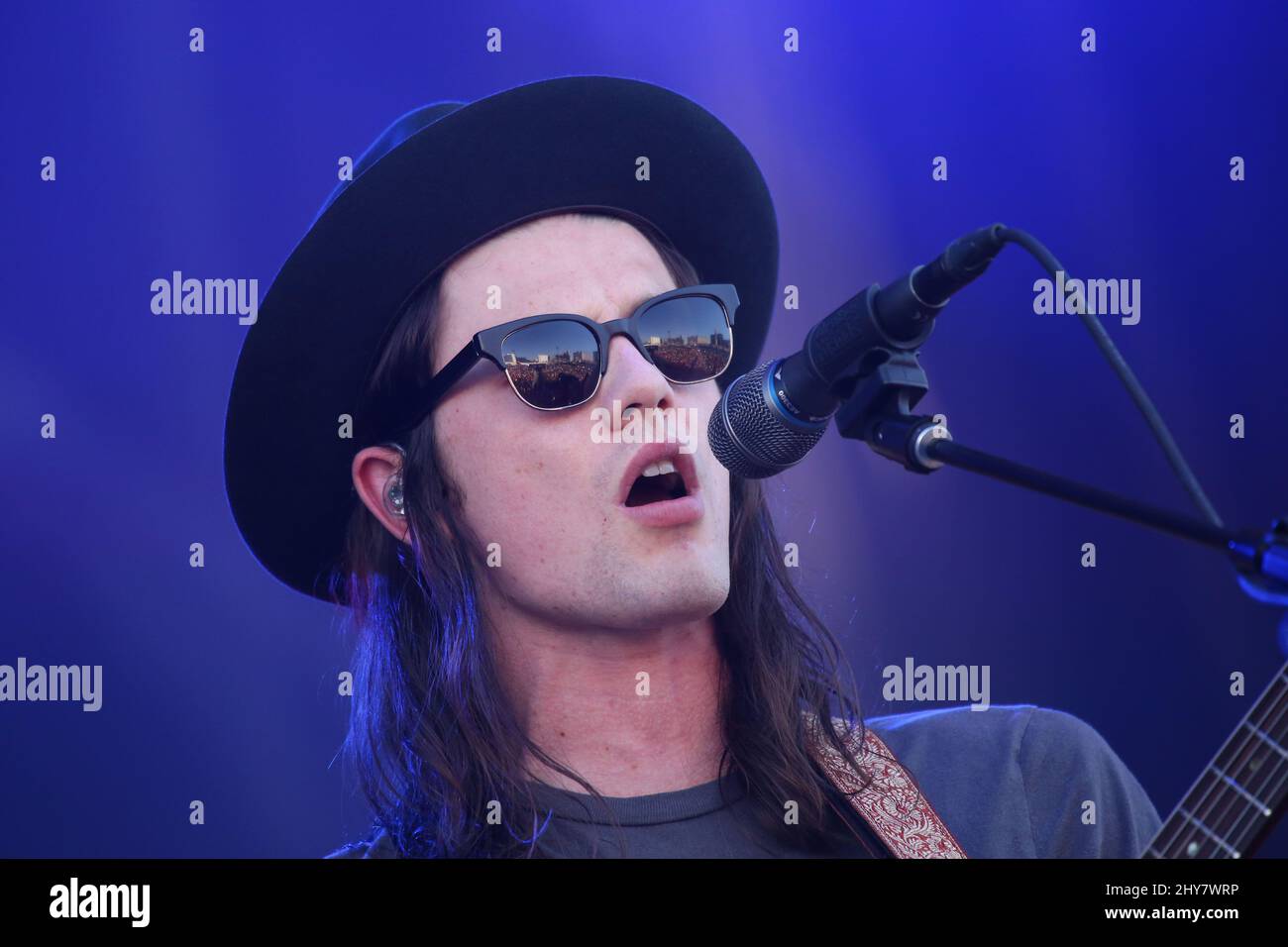 James Bay iHeartRadio Music Festival Village held at the MGM Resorts ...