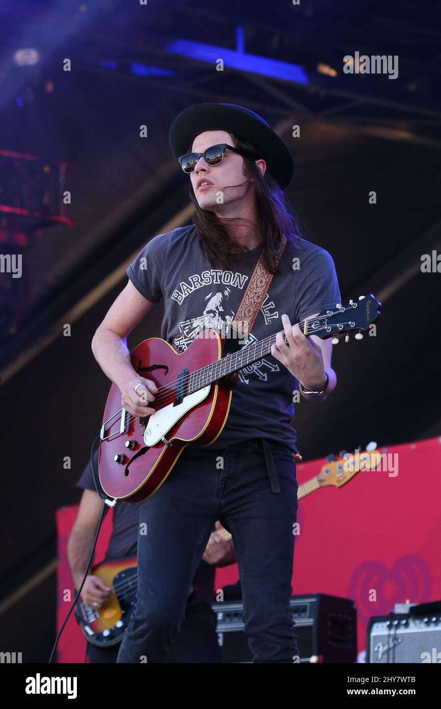 James Bay iHeartRadio Music Festival Village held at the MGM Resorts ...