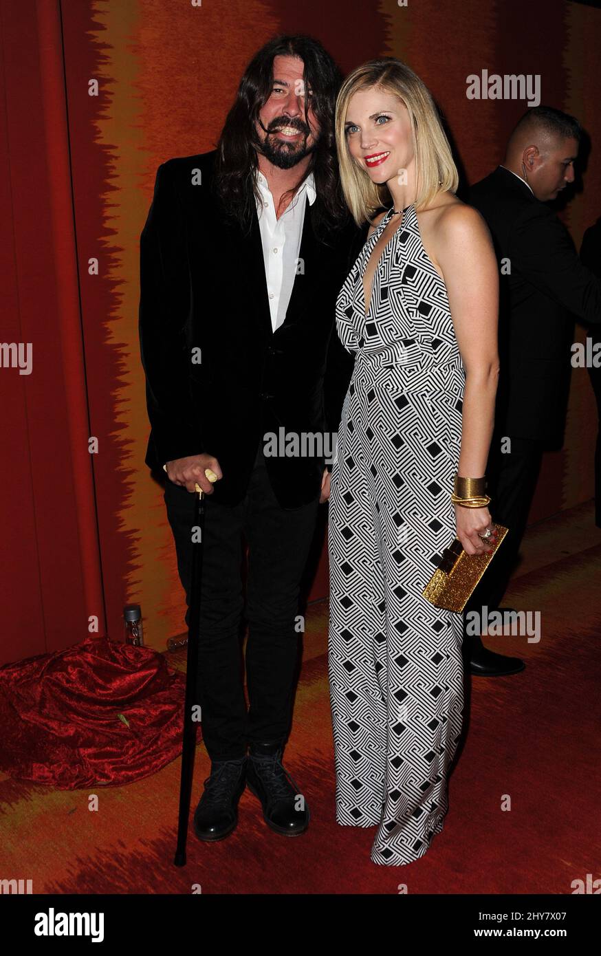 Dave Grohl, Jordyn Blum attends the 67th Annual Primetime Emmy Awards ...