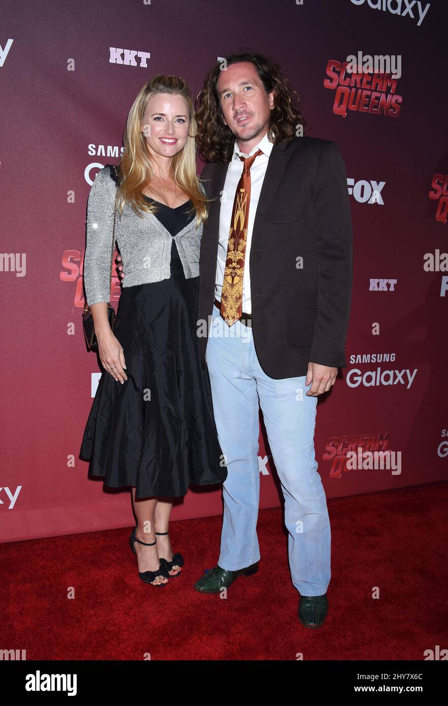 Ian brennan scream queens season one premiere screening hi-res stock ...