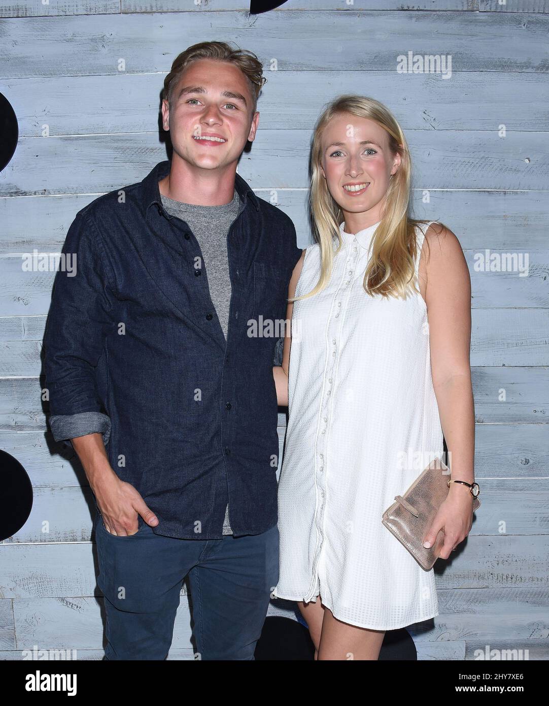 Ben Hardy and Katriona Perrett attending a Go90 sneak peek event held ...