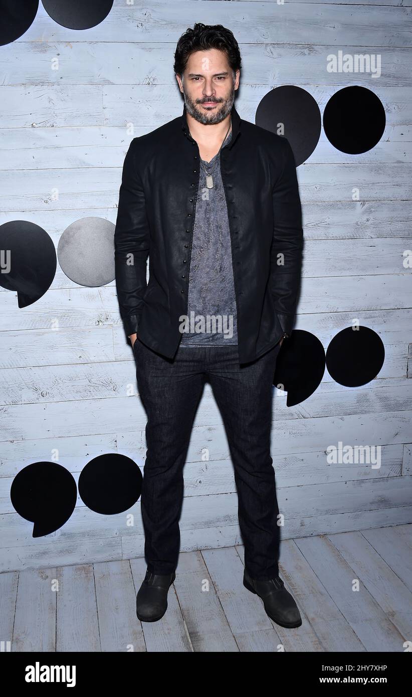 Joe Manganiello attending a Go90 sneak peek event held at the Wallis ...