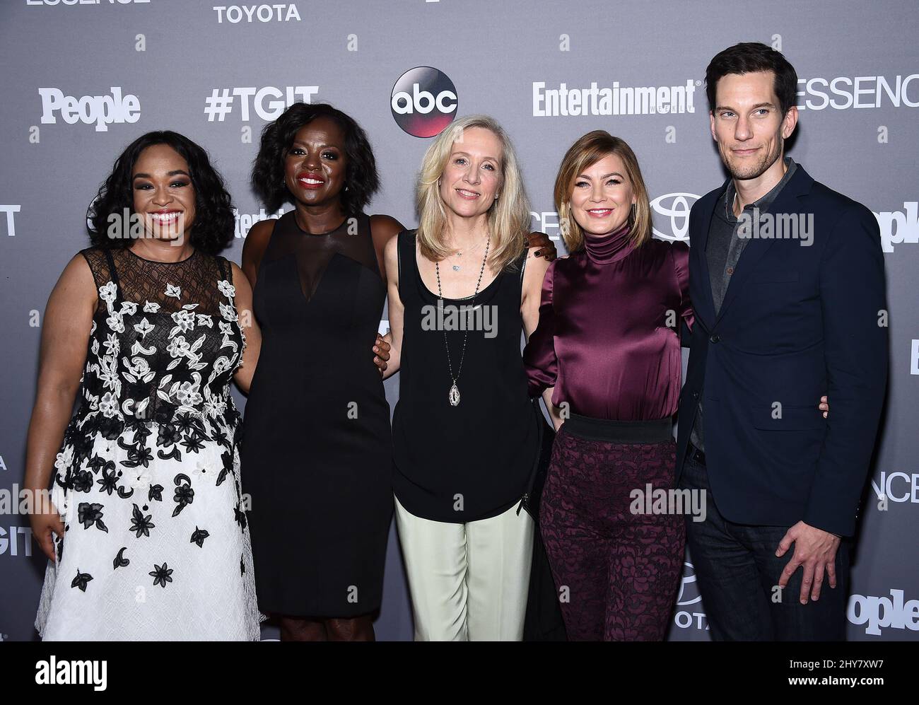 Viola Davis, Shonda Rhimes, Betsy Beers, Ellen Pompeo & Pete Now ...