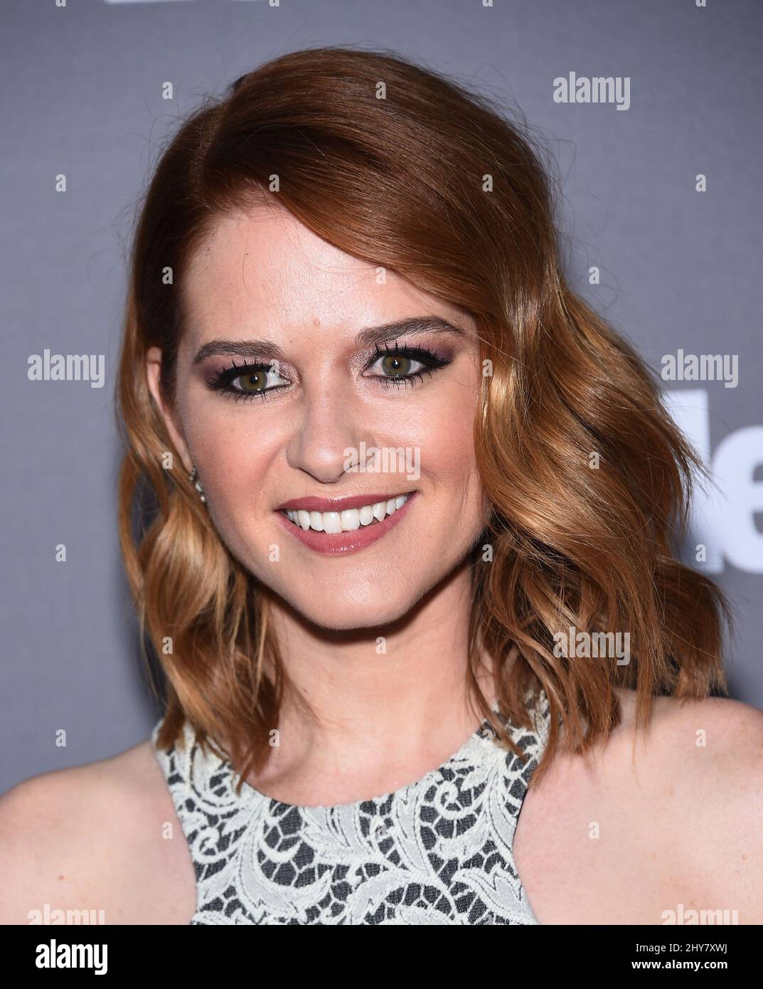 Sarah Drew attending the TGIT Premiere Red Carpet Event held at the ...