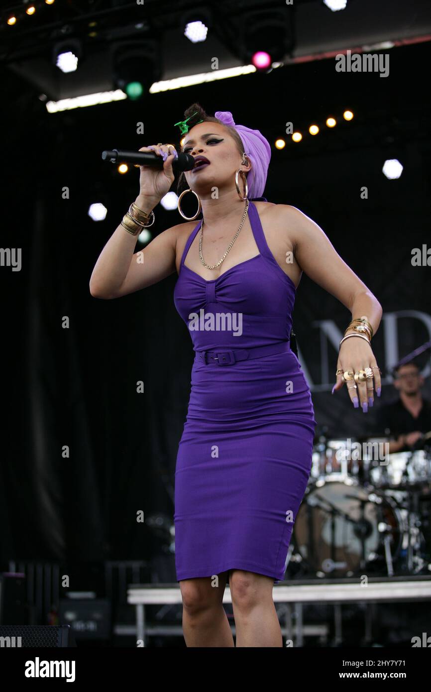 Andra Day during day 1 of the Life Is Beautiful Festival in Las Vegas ...