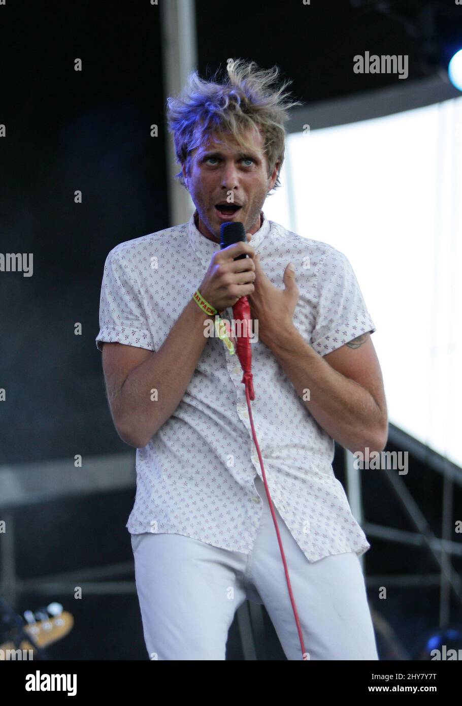 Aaron Bruno of AWOLNATION during day 1 of the Life Is Beautiful ...