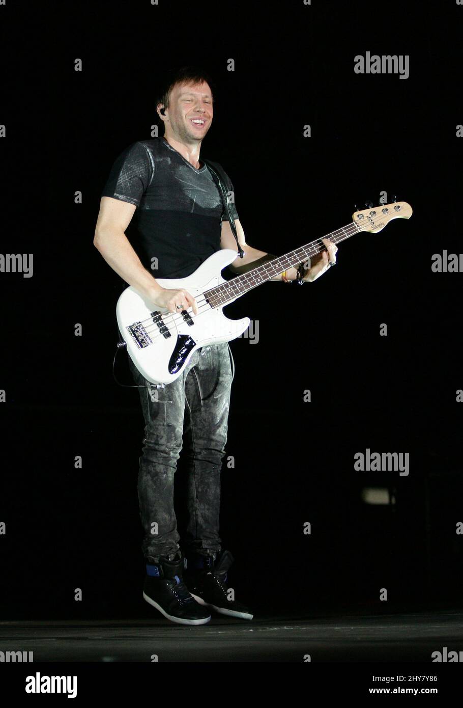 Ben McKee of Imagine Dragons during day 2 of the Life Is Beautiful ...