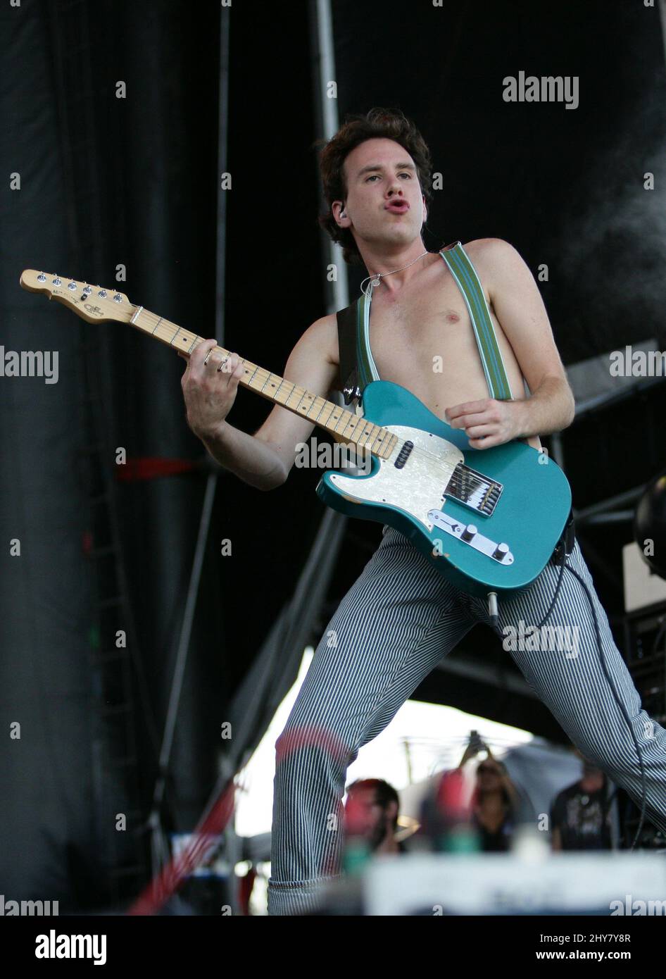 Zach Irons of AWOLNATION during day 1 of the Life Is Beautiful Festival ...