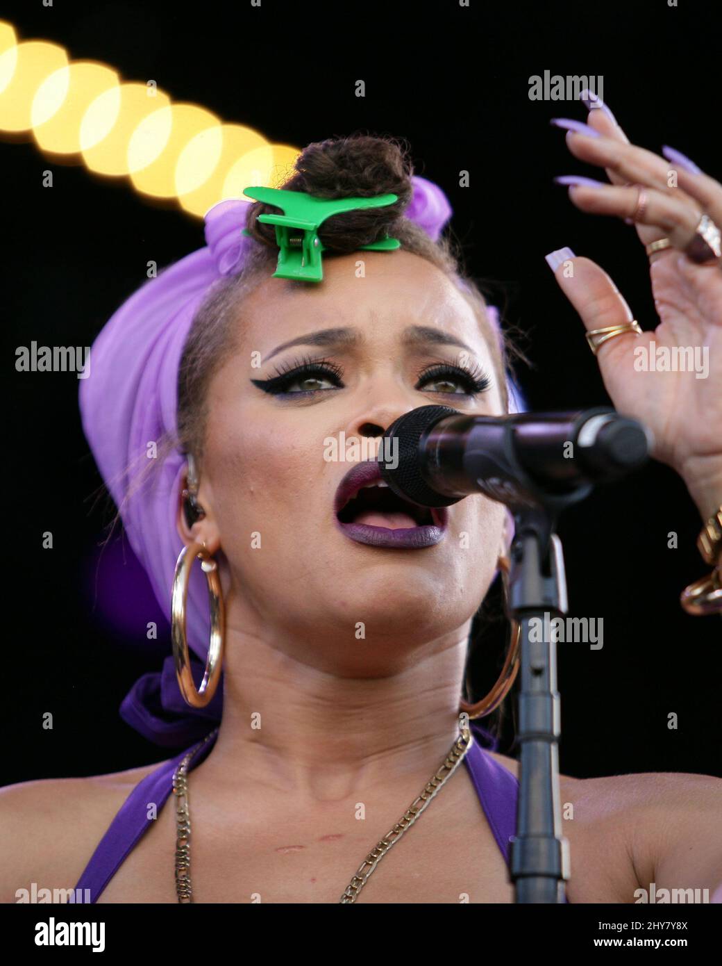 Andra Day during day 1 of the Life Is Beautiful Festival in Las Vegas ...