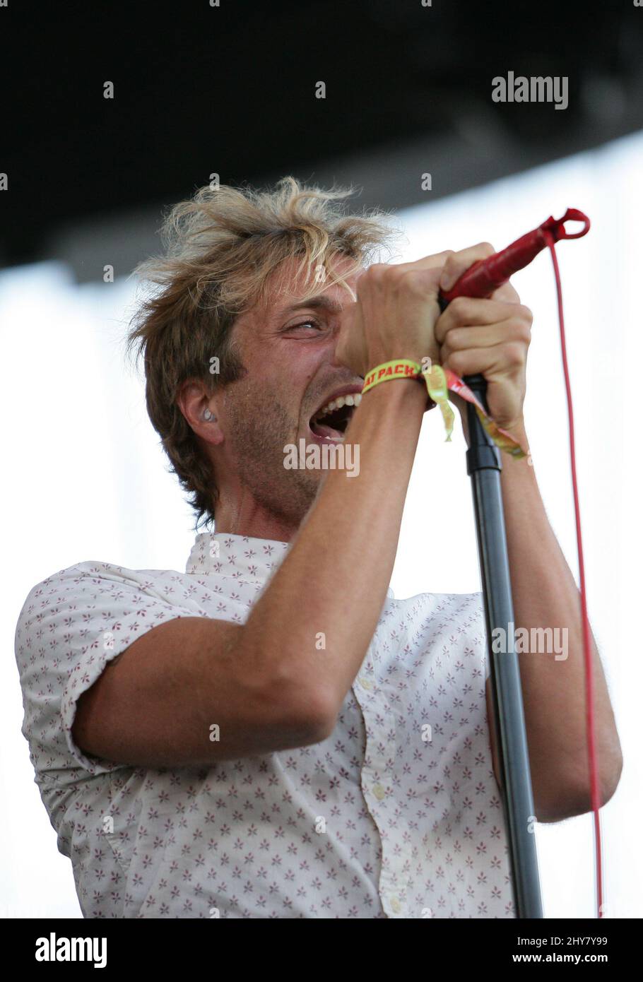 Aaron Bruno of AWOLNATION during day 1 of the Life Is Beautiful ...