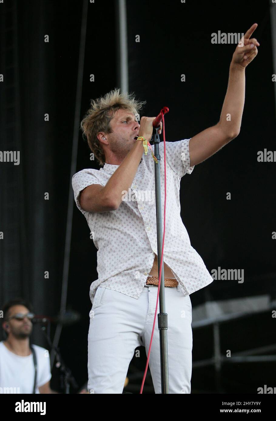 Aaron Bruno of AWOLNATION during day 1 of the Life Is Beautiful ...