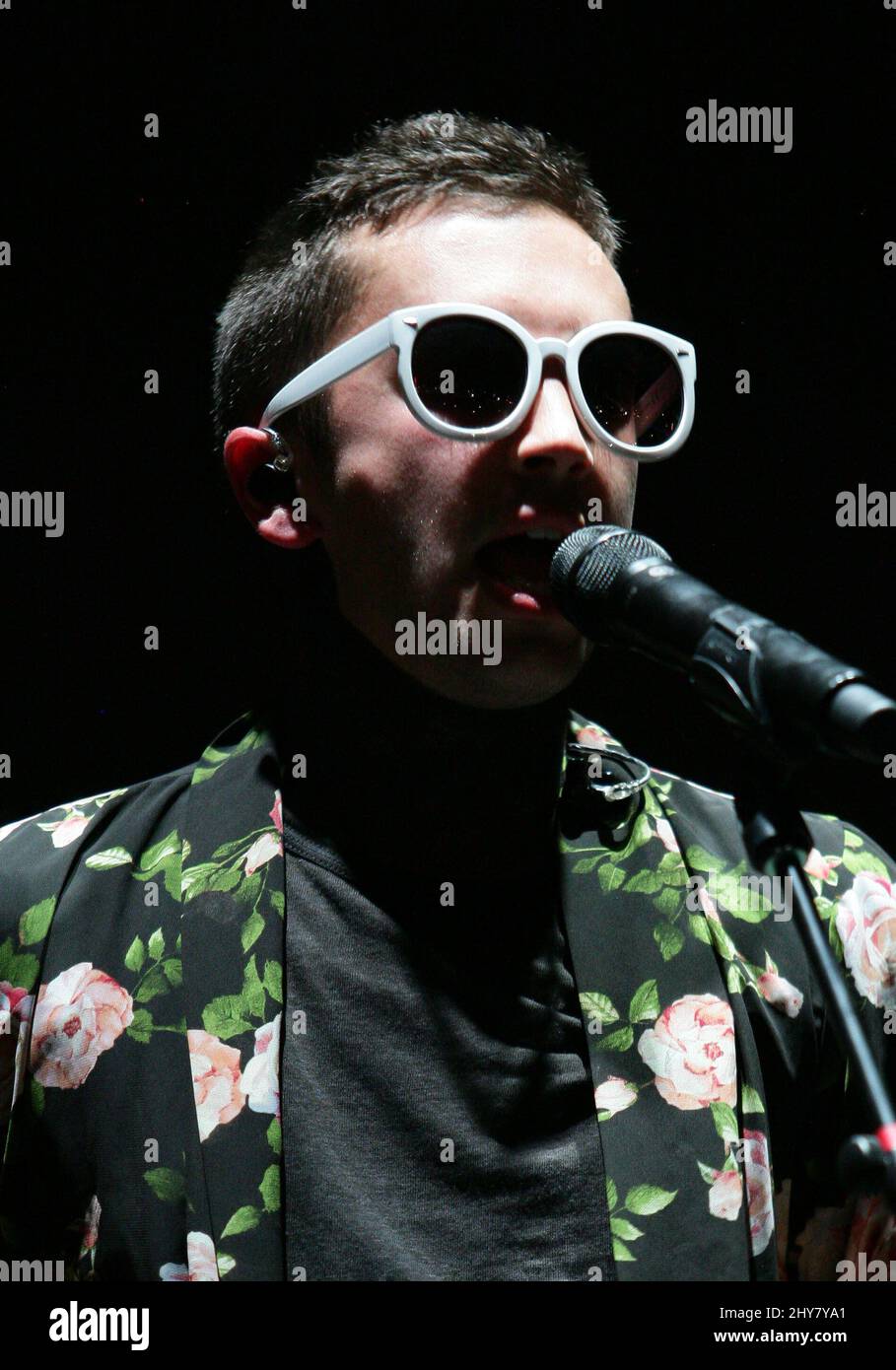 Tyler Joseph of Twenty One Pilots during day 1 of the Life Is Beautiful ...