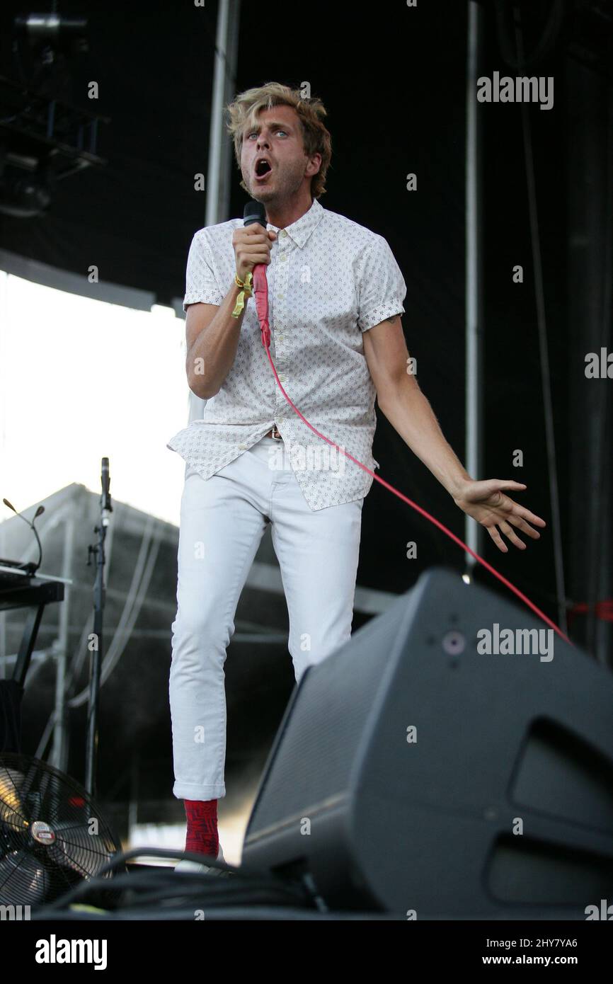 Aaron Bruno of AWOLNATION during day 1 of the Life Is Beautiful ...