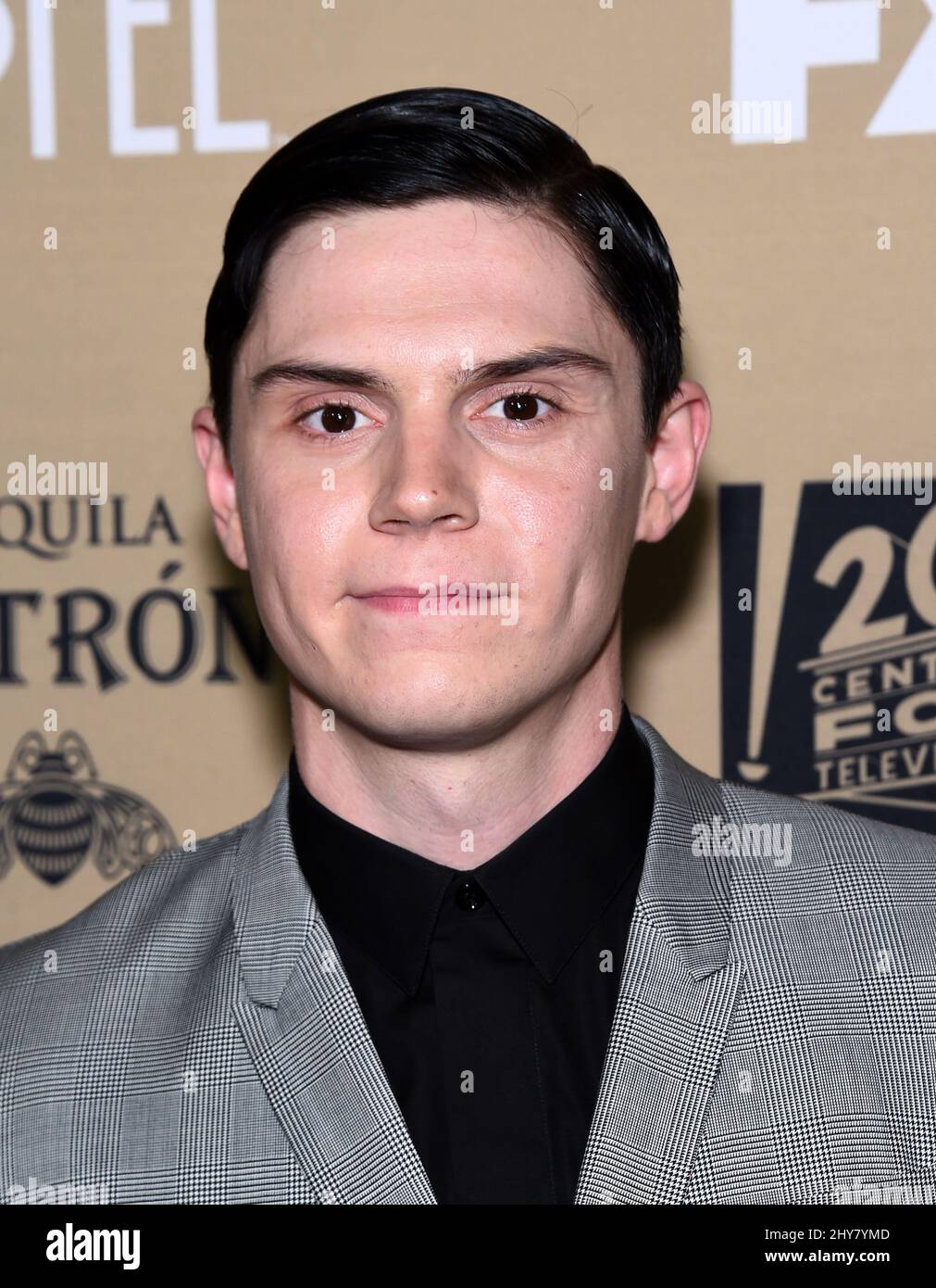 Evan Peters attending "American Horror Story: Hotel" World Premiere held at the Regal Cinema at ...