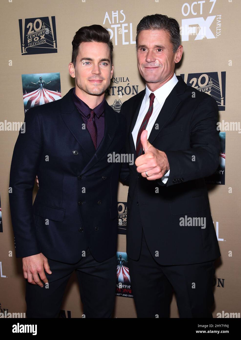 Matt Bomer & Simon Halls attending "American Horror Story: Hotel" World ...