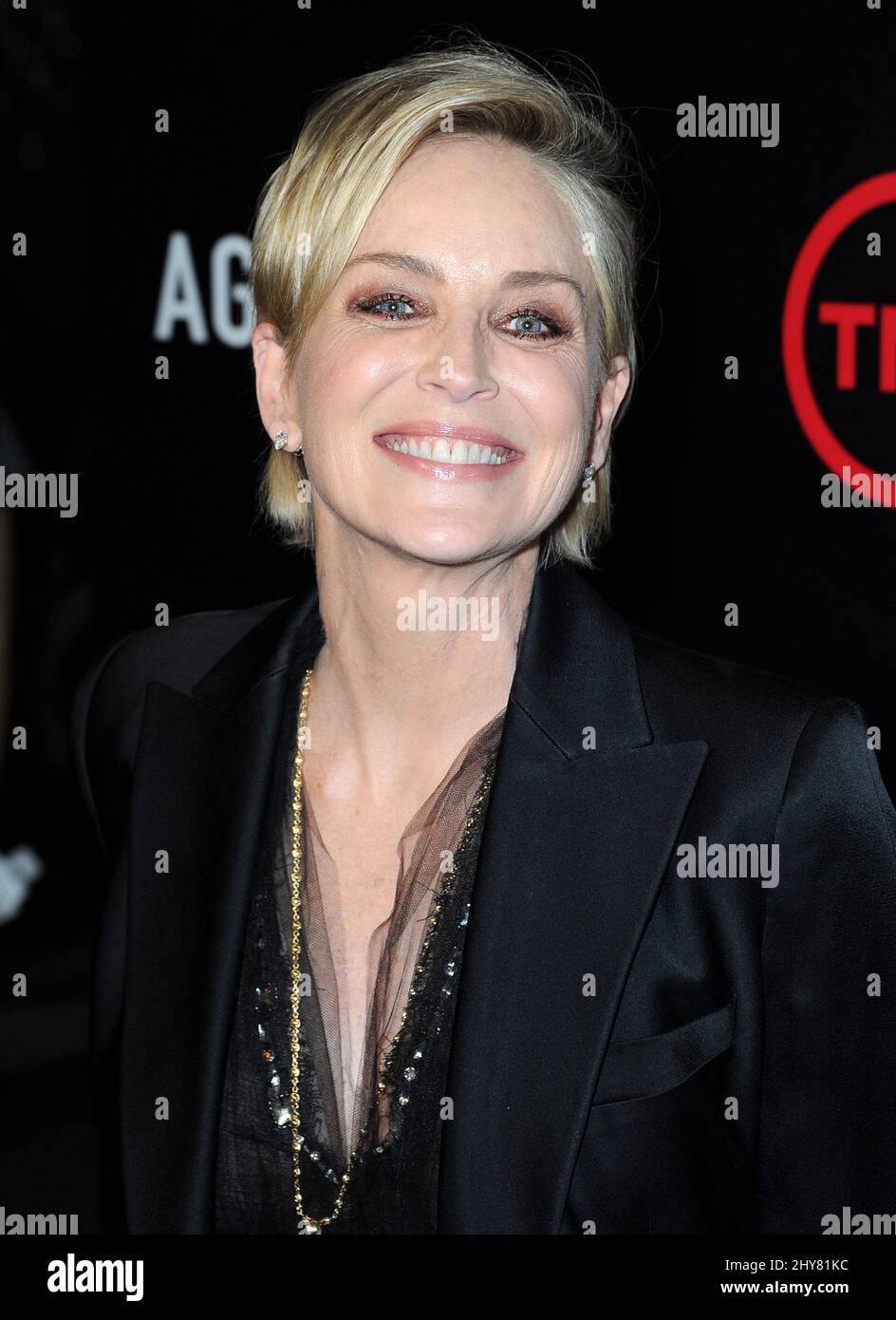 Sharon Stone TNT's "Agent X" Premiere held at The London Hotel Stock ...