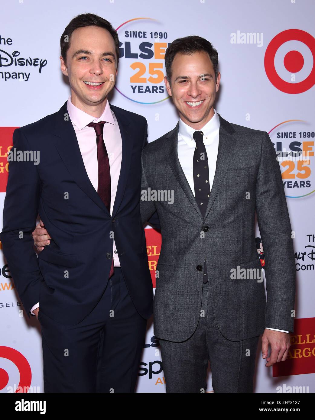 Jim Parsons & Todd Spiewak attending the 11th Annual GLSEN Respect ...