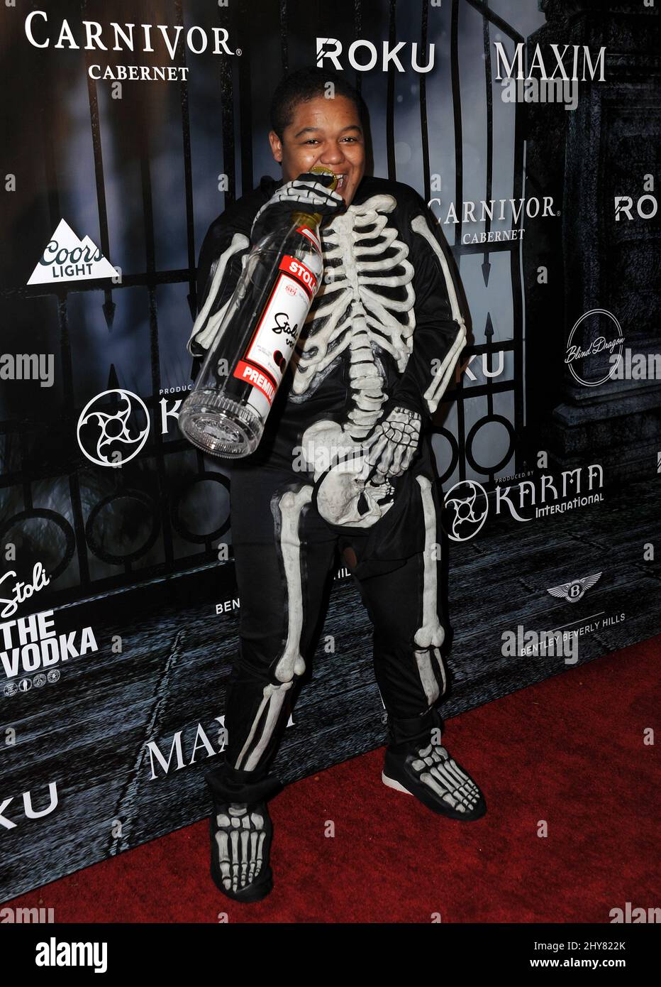 Kyle Massey attending the MAXIM Magazine's 2015 Halloween Party held at ...