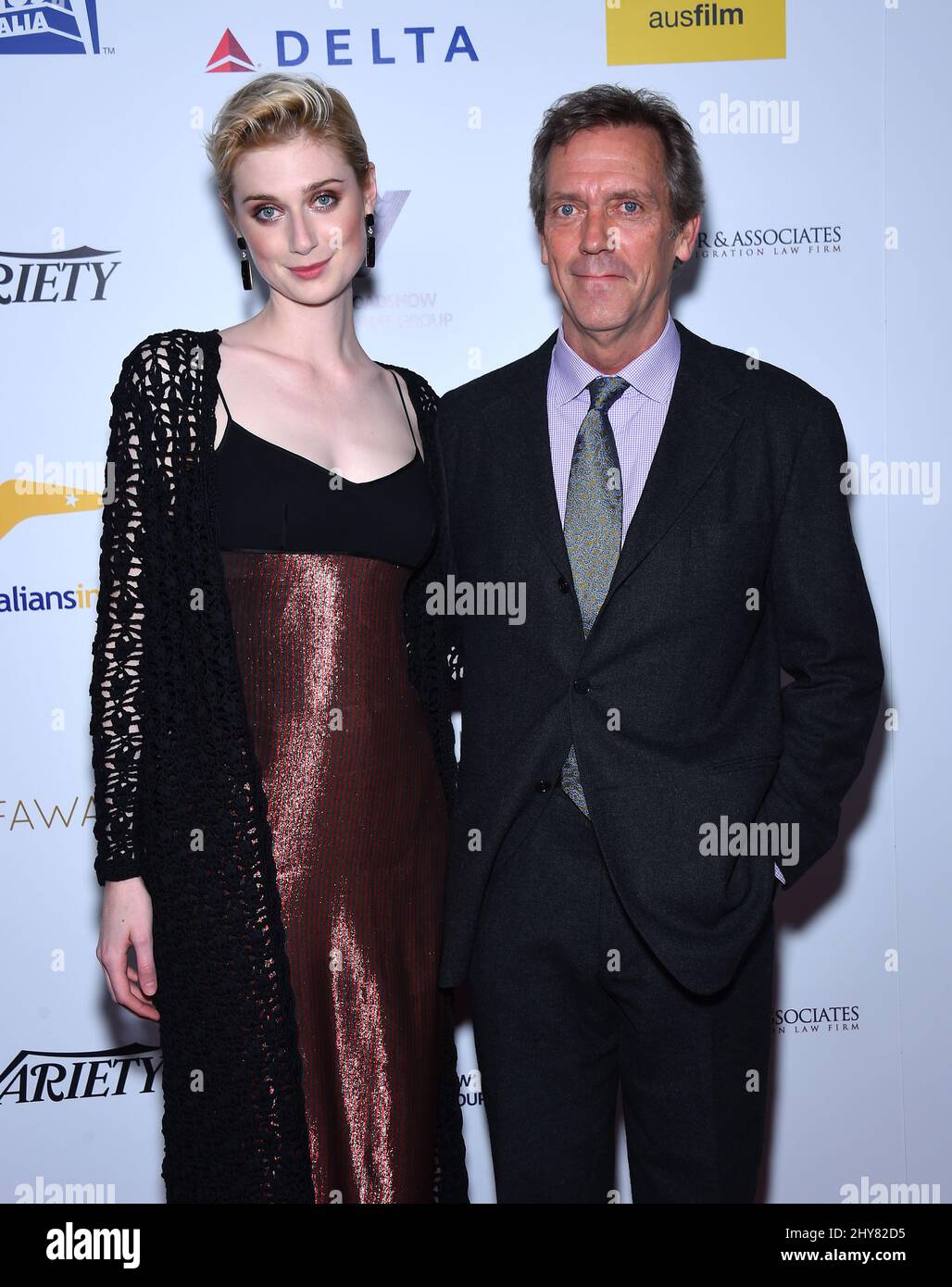 Elizabeth Debicki & Hugh Laurie Australians in Film Benefit & Gala 2015 ...