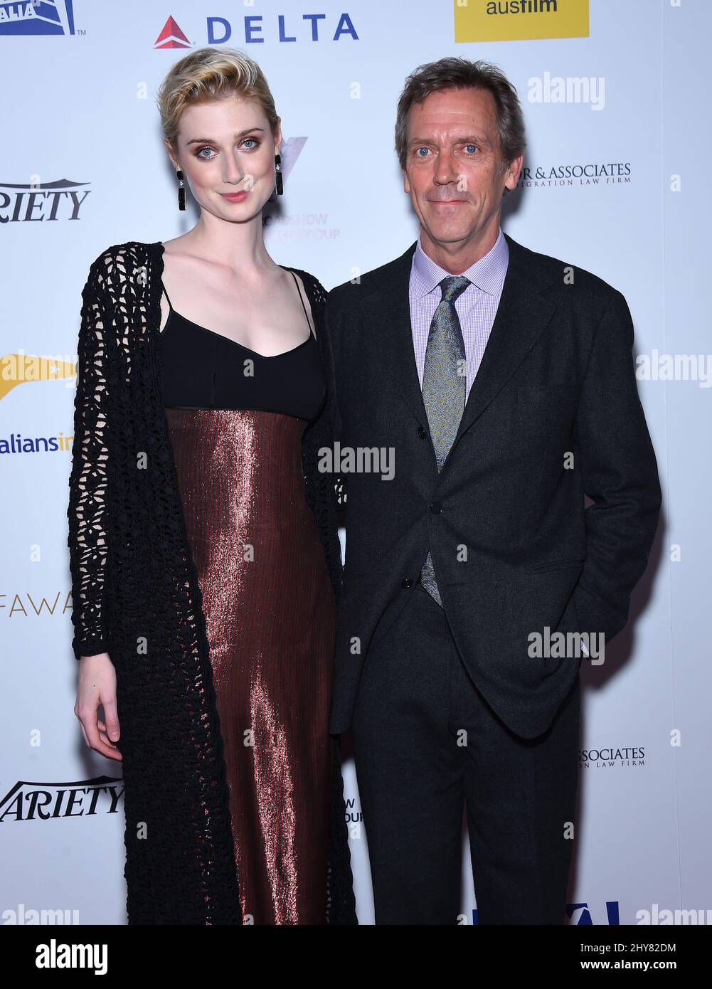 Elizabeth Debicki & Hugh Laurie Australians in Film Benefit & Gala 2015 ...