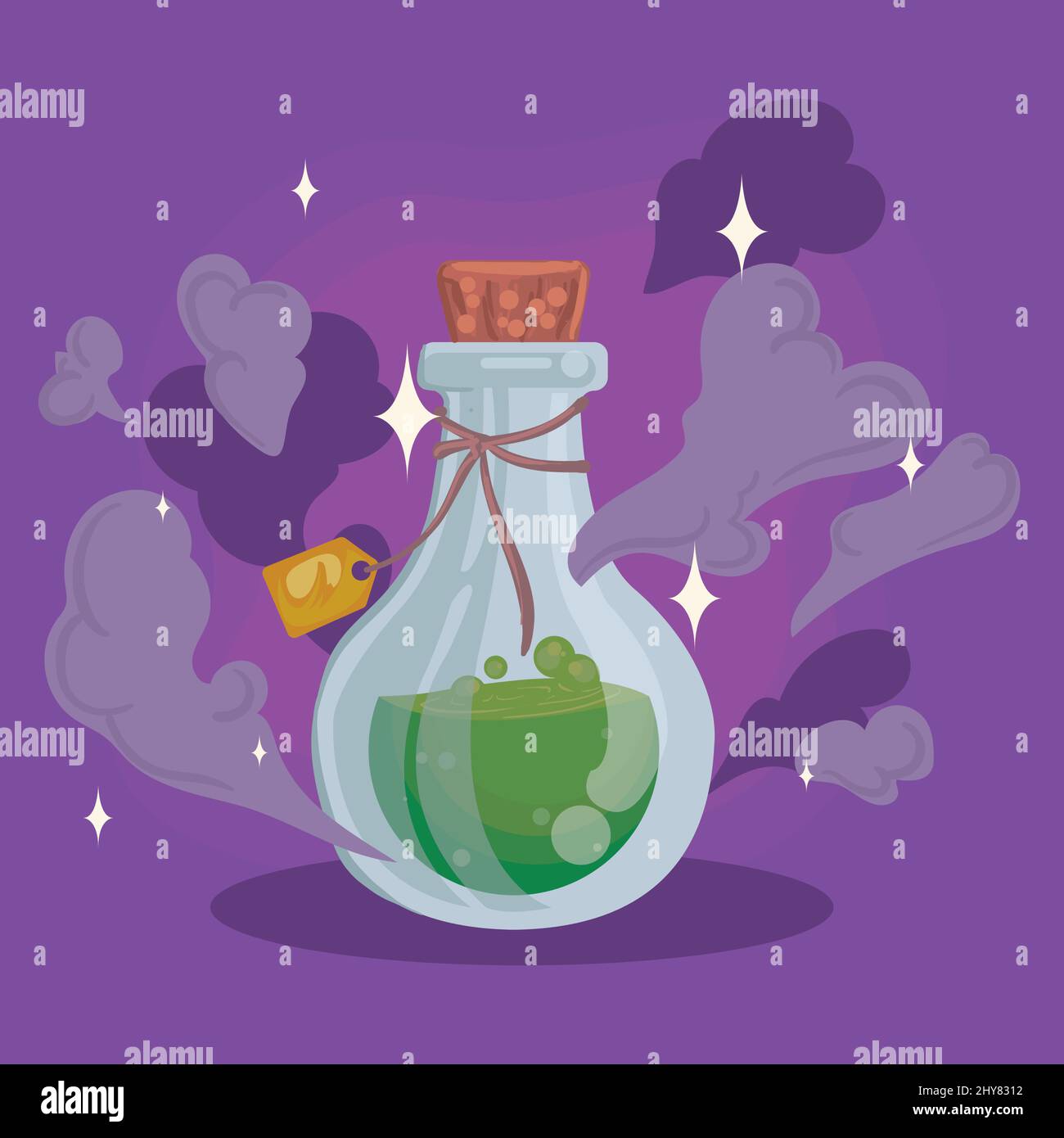 alchemist potion card Stock Vector Image & Art - Alamy