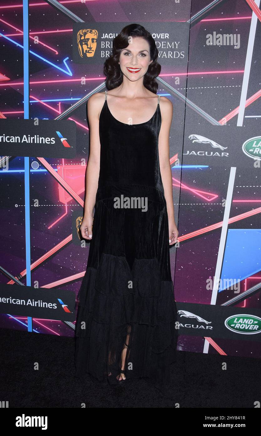 Ceri Bethan arriving for the 2015 Jaguar Land Rover British Academy ...