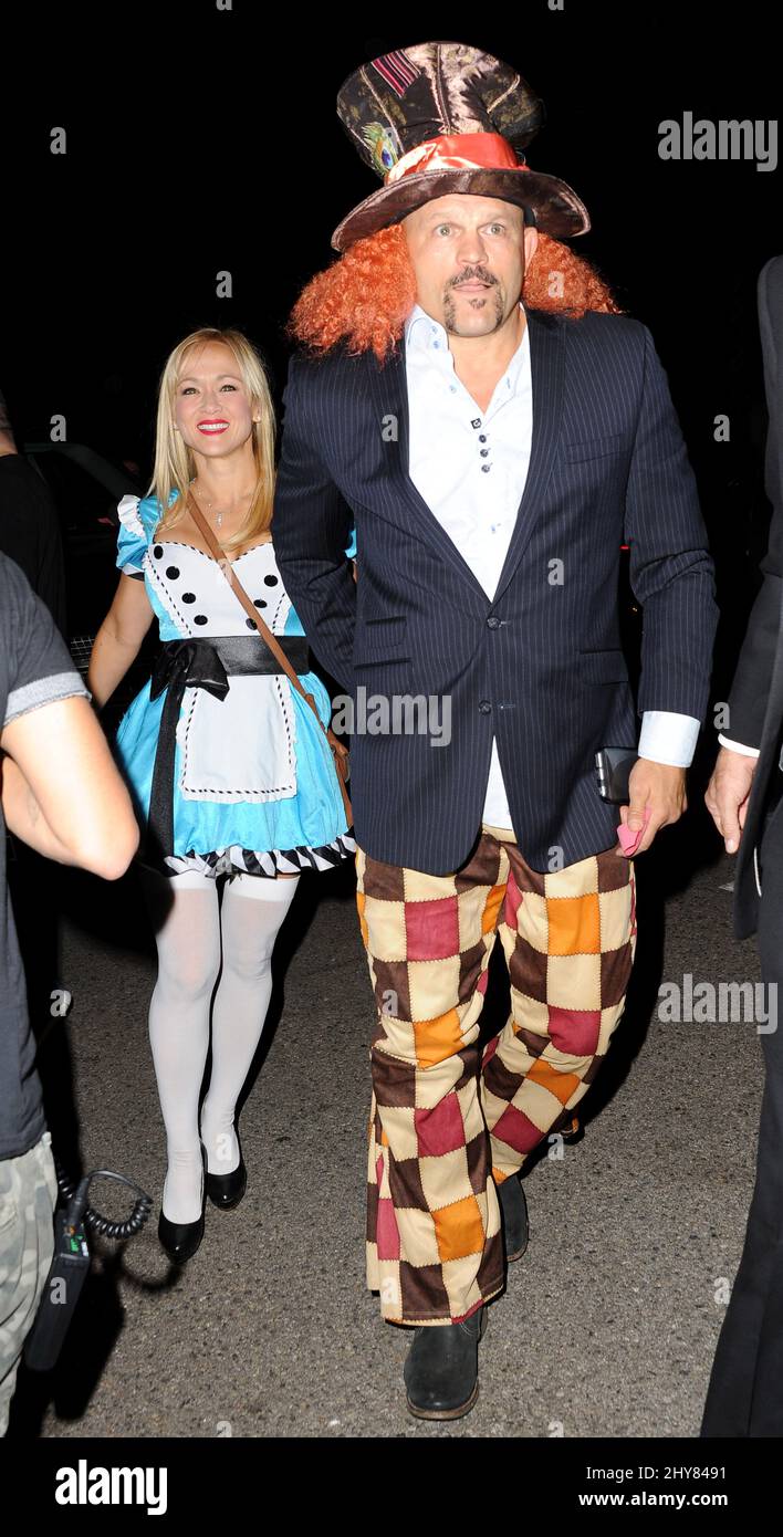 Chuck Liddell attending 2015 Casamigos Tequila Halloween Party Stock ...