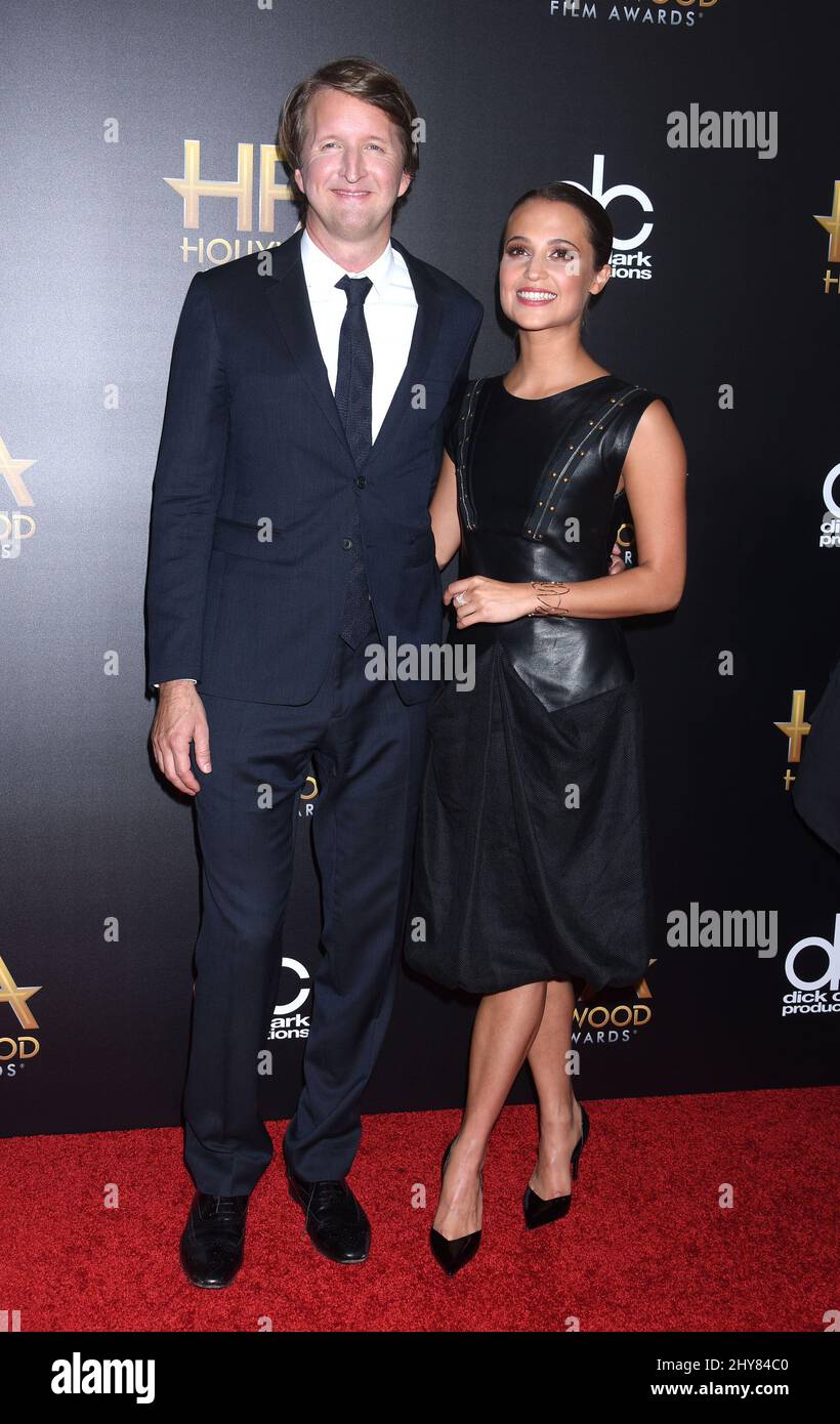 Tom Hooper and Alicia Vikander 19th Annual Hollywood Film Awards held ...