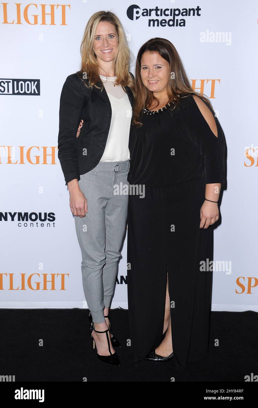 Blye Faust, Nicole Rocklin arriving for the Spotlight Spotlight ...
