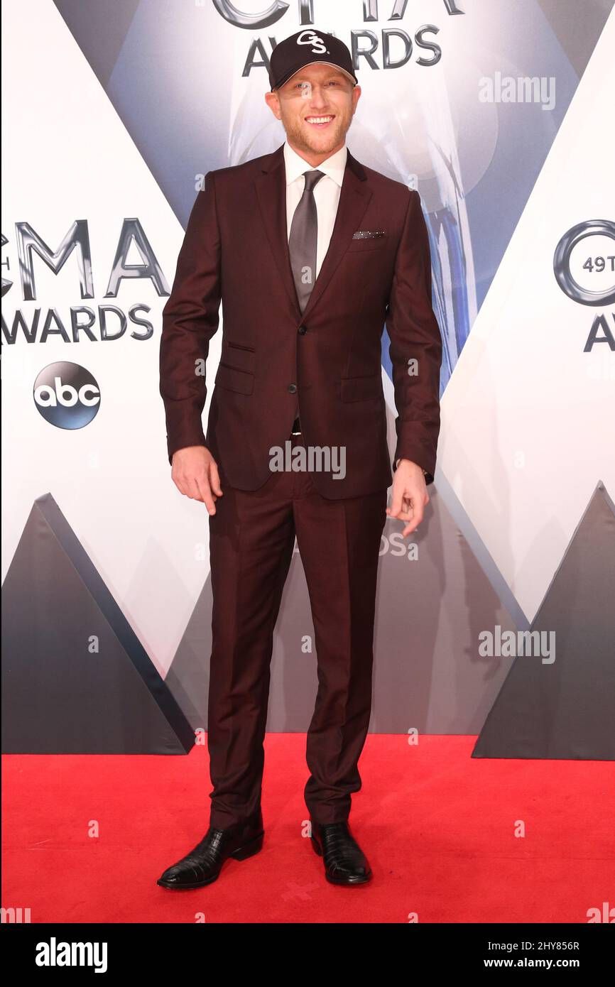 Cole Swindell arriving at the 49th Annual Country Music Association ...