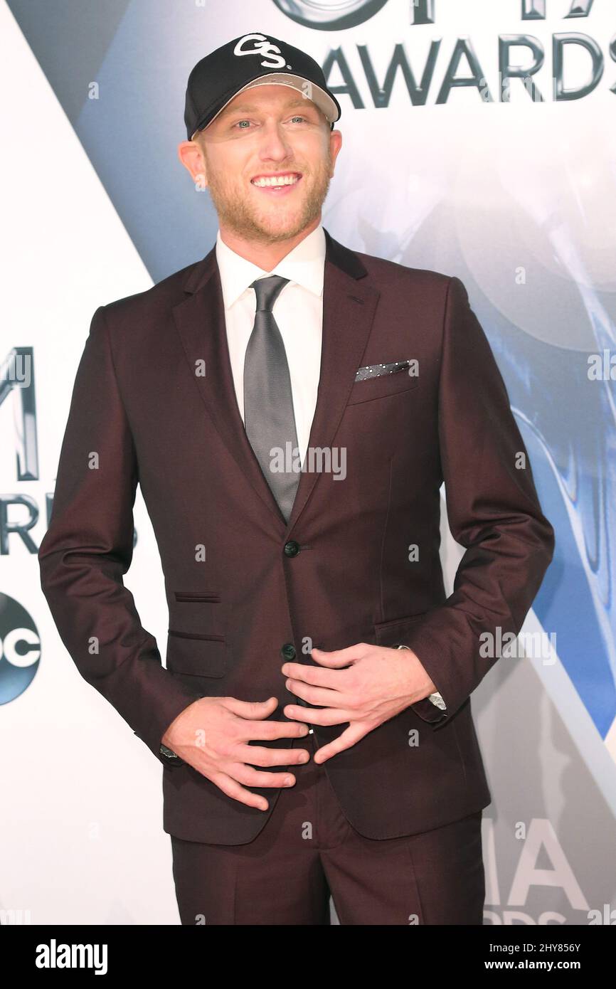 Cole Swindell arriving at the 49th Annual Country Music Association ...