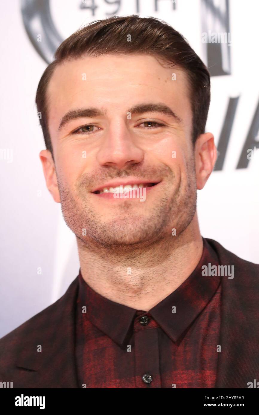 Sam Hunt attending the 49th Annual CMA Awards in Nashville, Tennessee ...